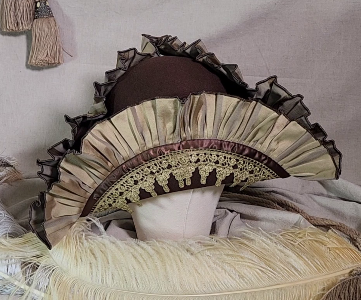 Handmade Pirate Tricorn Hat - Brown 'n Tan #100 – Vega Theatrical Supplies